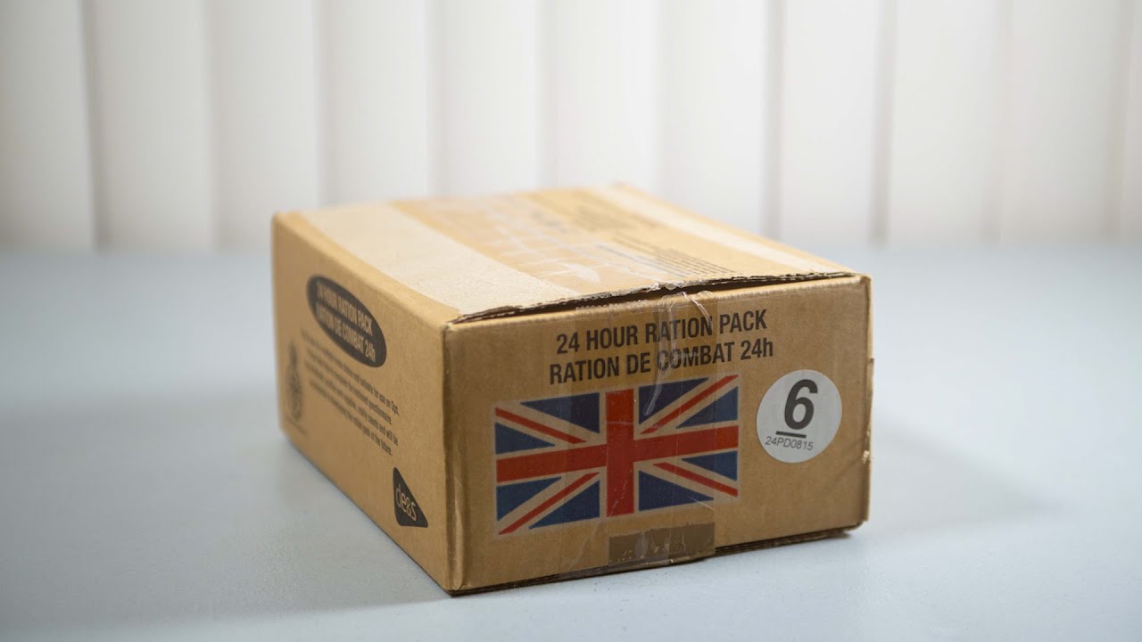 Why British rations are so great!!! BRITISH ORP MENU 6 (2015) - YouTube