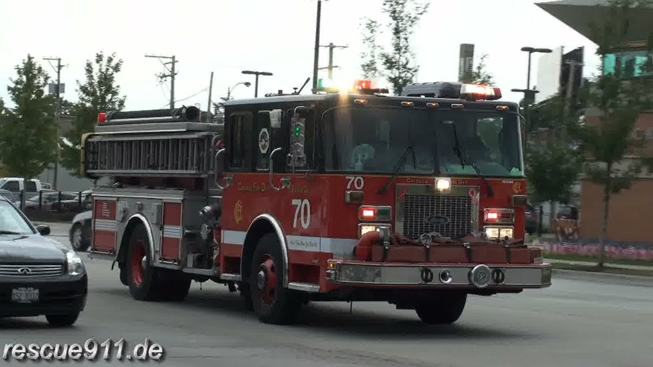 Ambulance 13 + Engine 70 CFD - YouTube