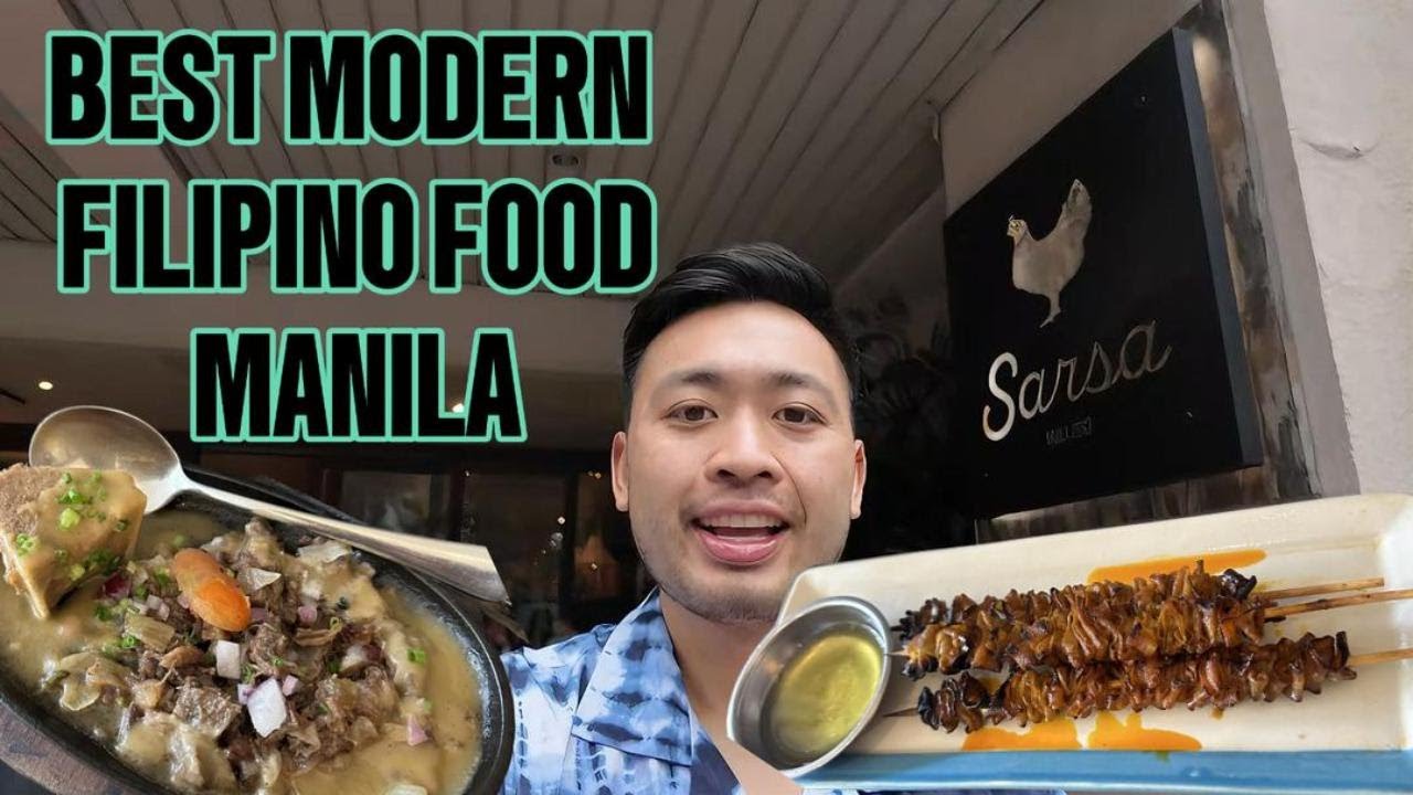 🇵🇭 Best Elevated Filipino Restaurant in Manila Philippines📍 Sarsá ...