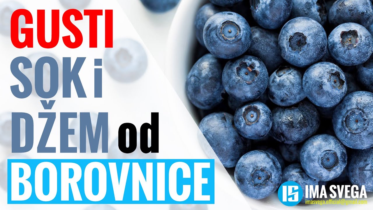 Domaci Recepti - Gusti Sok i Dzem Od Borovnice | Blueberry Juice And ...