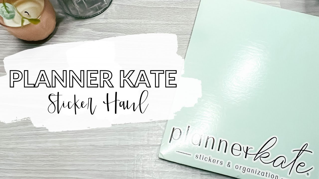 Planner Kate Stickers || Planner Shop Haul || EC, Maske Life - YouTube