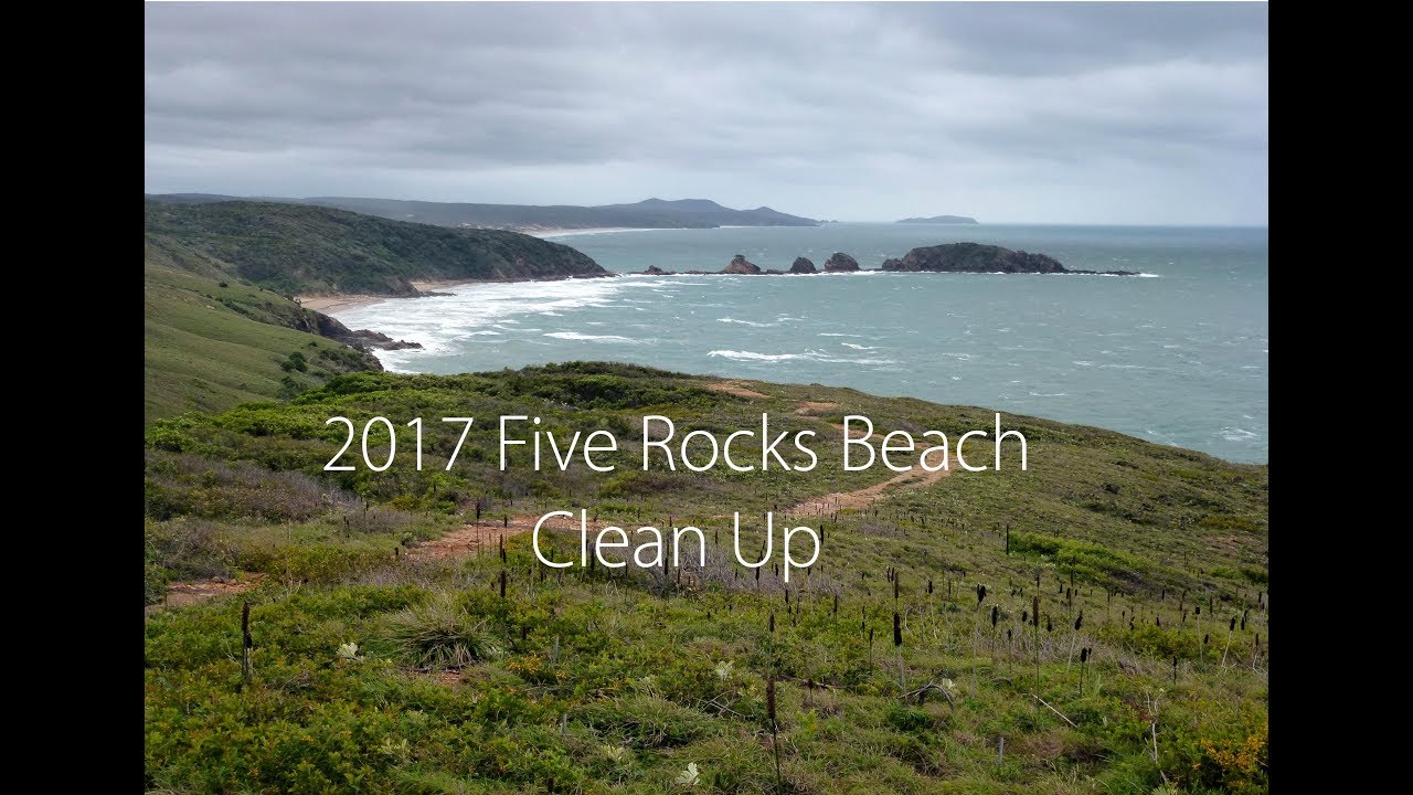 Five Rocks Beach Clean Up 2017 - YouTube