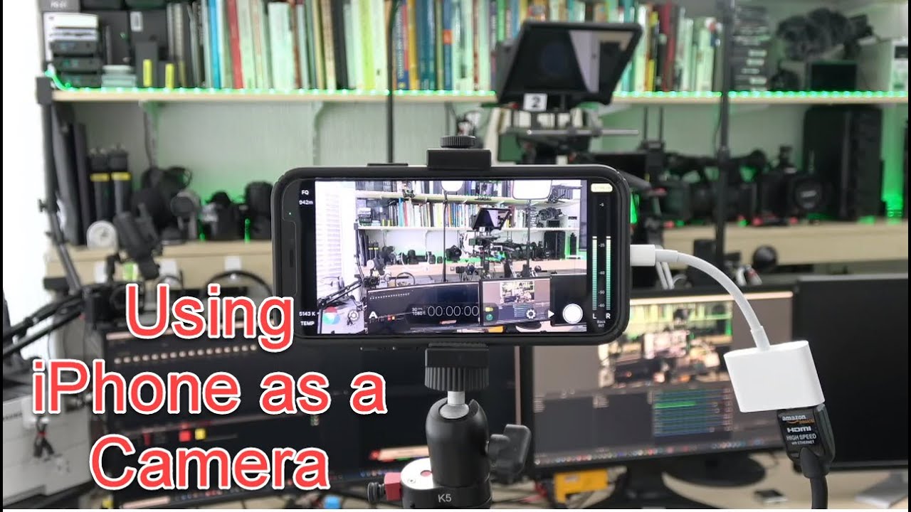 Using an iPhone 12 pro as a streaming camera - YouTube
