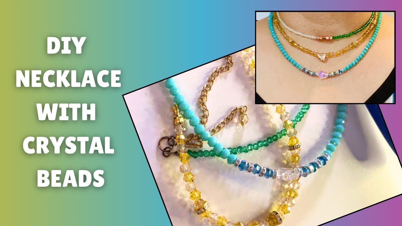 3 Stunning Crystal Bead Necklace Designs to Try - YouTube