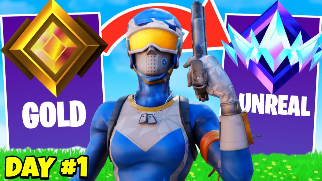 GOLD to UNREAL in Ranked 1v1s (Day 1) - YouTube