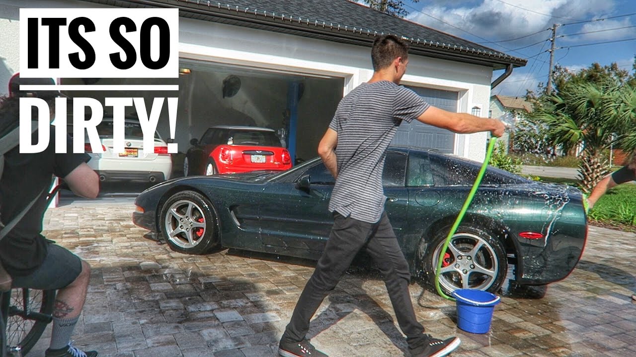 Riding Adams Ramp, Cleaning the Vette, and Miata stuff - YouTube