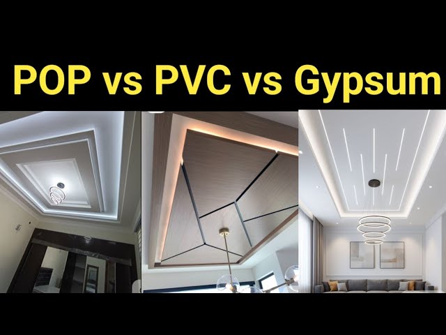Pvc False Ceiling Vs Gypsum False Ceiling - Infoupdate.org