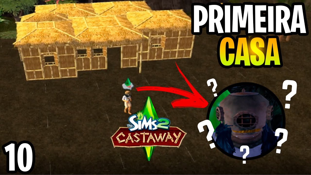 Construindo a primeira casa no the sims - gameplay the sims 2 castaway ...