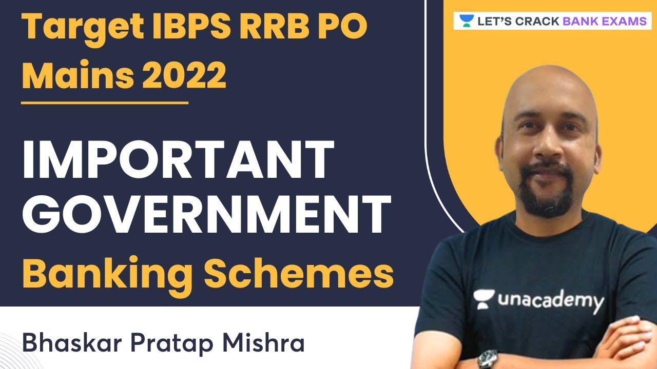 Government Banking Scheme | Target IBPS 2022 Exams | Bhaskar Pratap ...