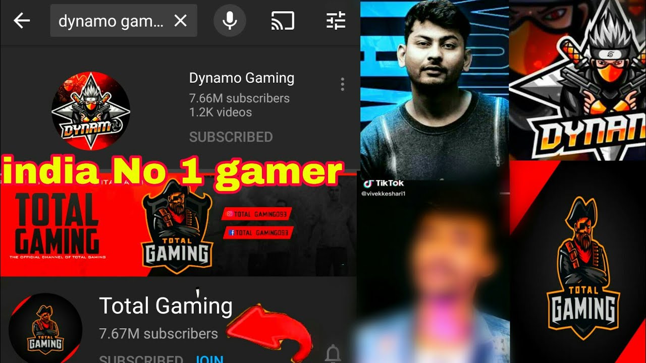 India.s No 1 gamer Total game cross dynamo gaming Ajju bhai No 1 free ...