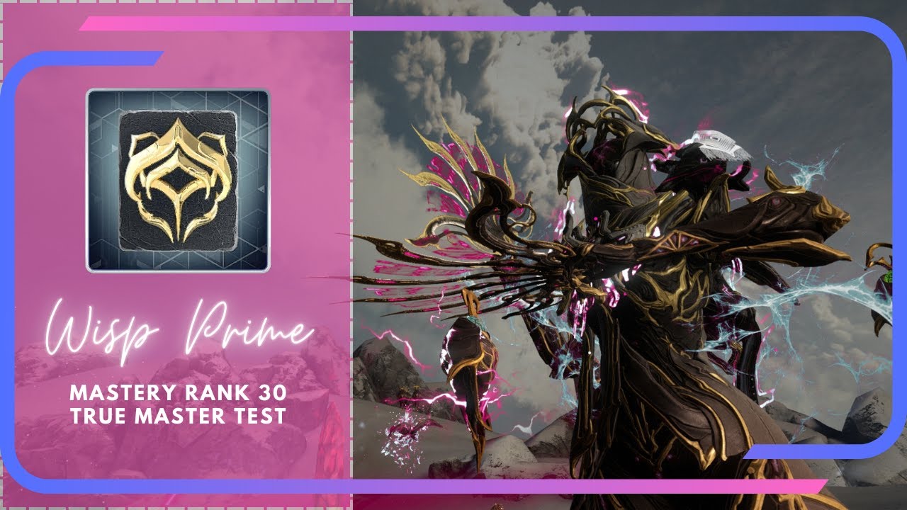 [MR30] True Master Test | Warframe - YouTube