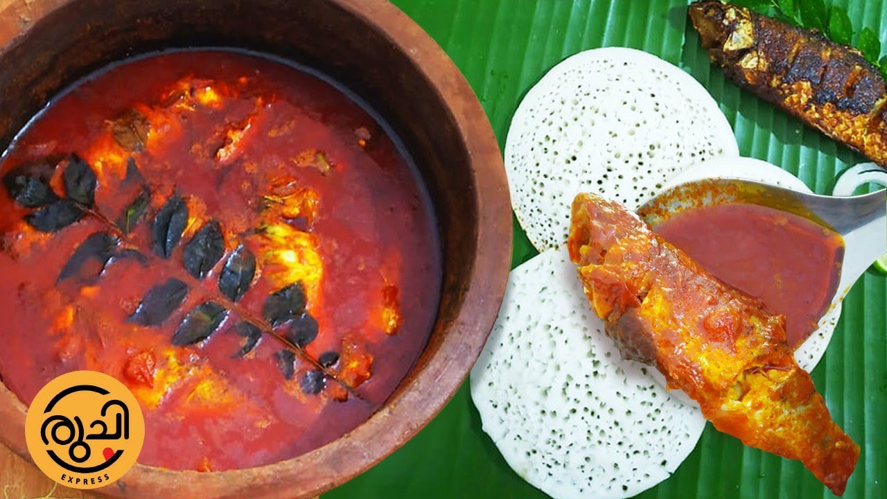 മാങ്ങയിട്ട നാടൻ മീൻ കറിയും സോഫ്റ്റ്‌ ഓട്ടപ്പവും | Naadan fish curry ...