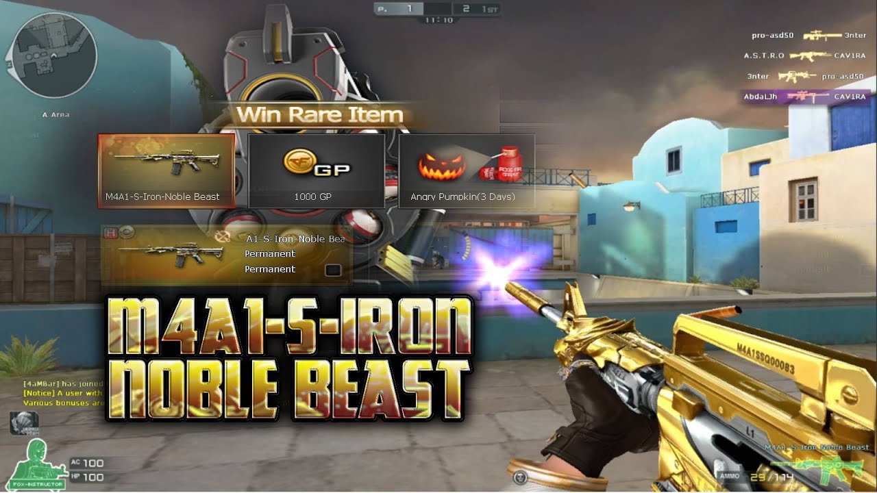 Crossfire West | M4A1-S-Iron-Noble Beast Free For All - YouTube