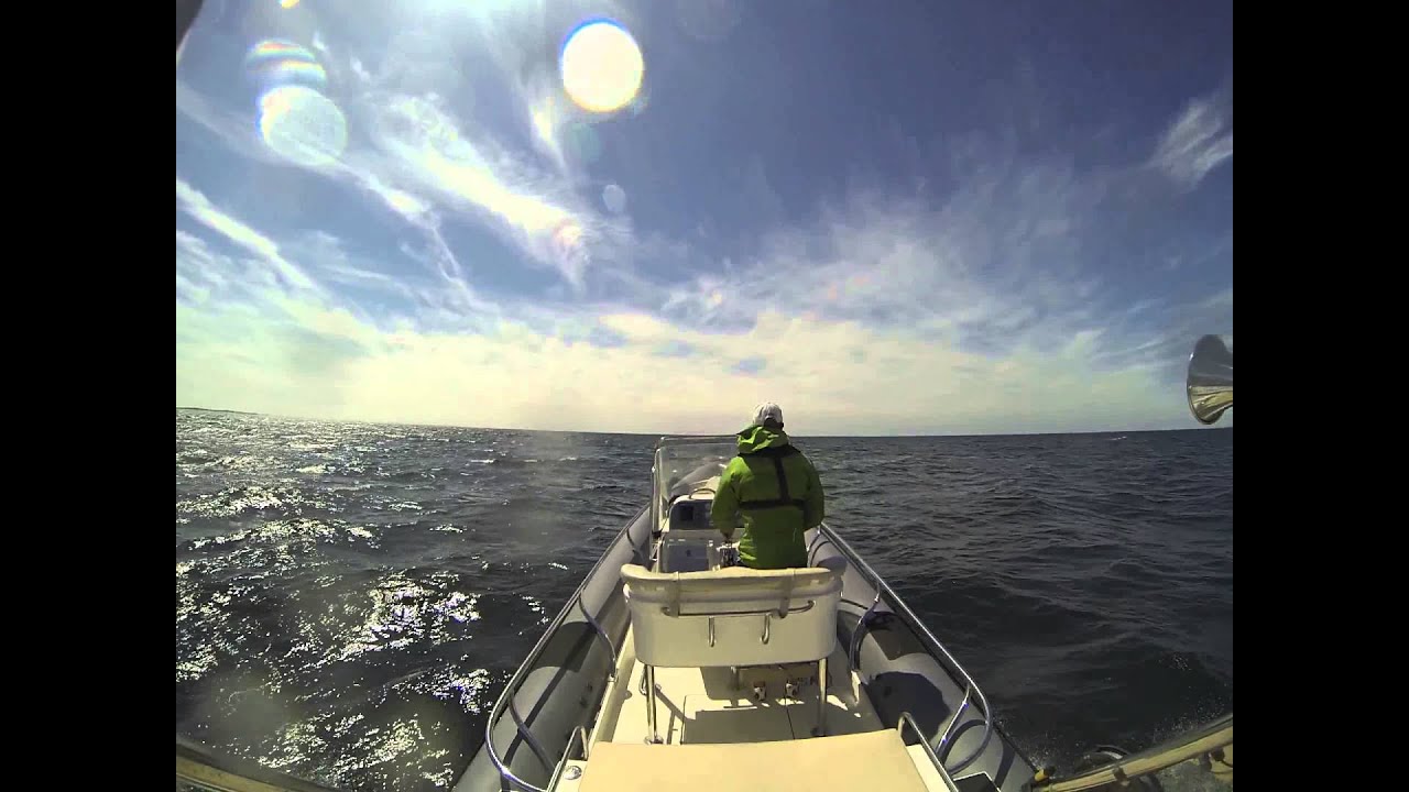 Rib Arctic Blue på öppet hav - YouTube