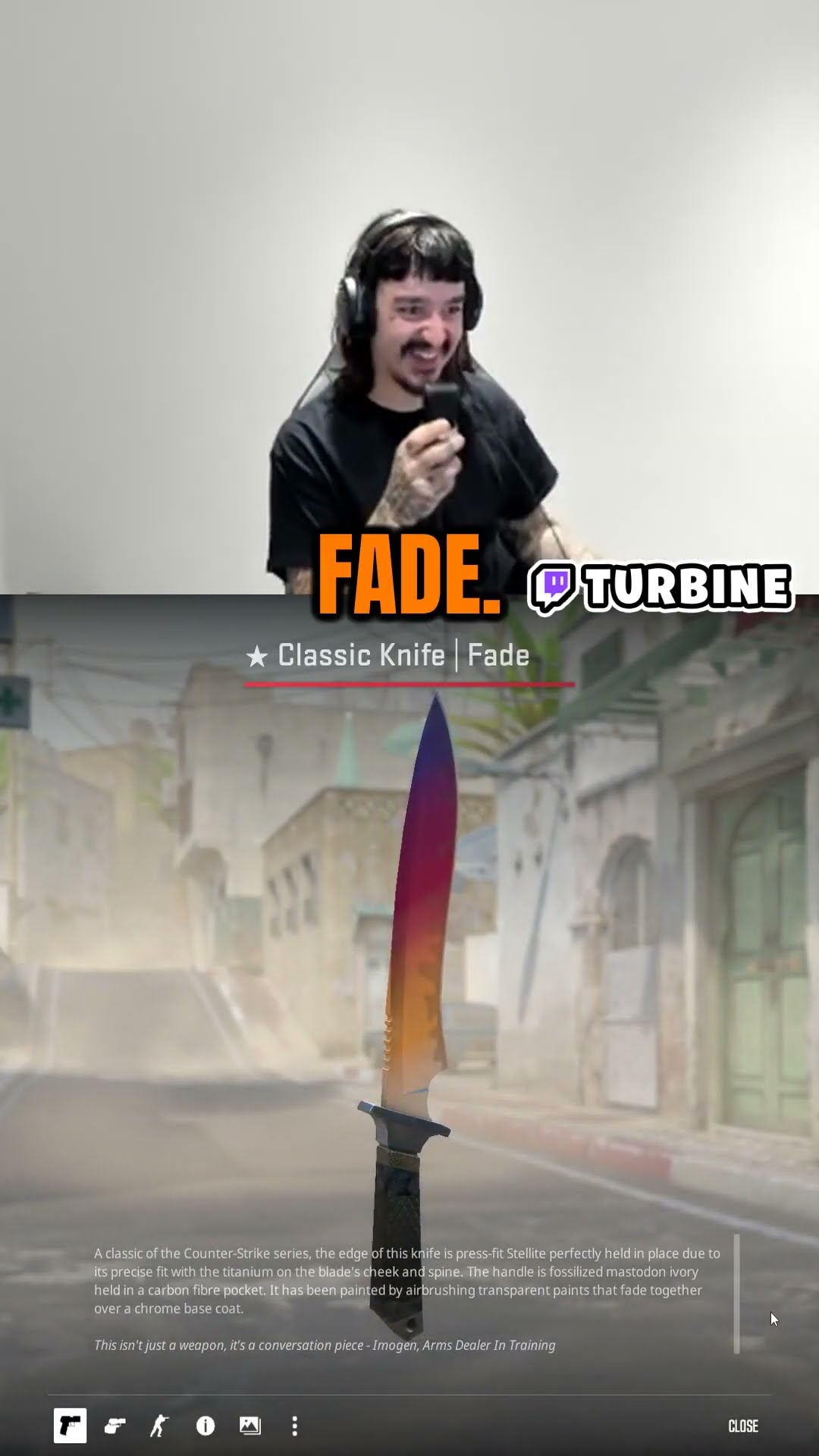 CLASSIC FADE KNIFE UNBOX#cs2 #csgo #counterstrike #csgocaseopening # ...