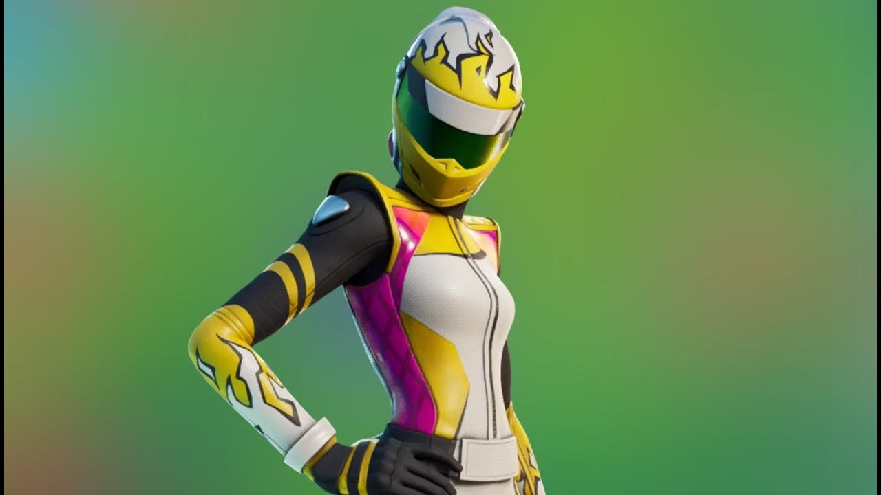 Fortnite Pitstop Skin - GAMEPLAY (1st ever round) - YouTube