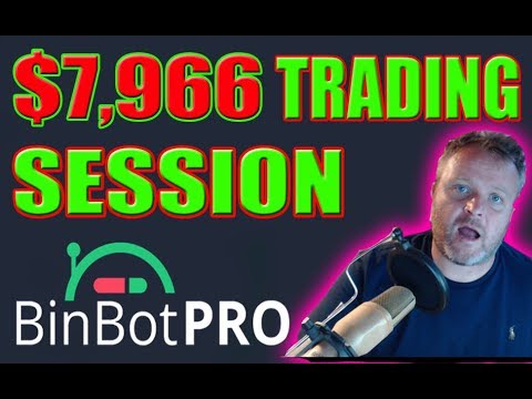$7,966 Trading Session With Bin Bot Pro! - YouTube