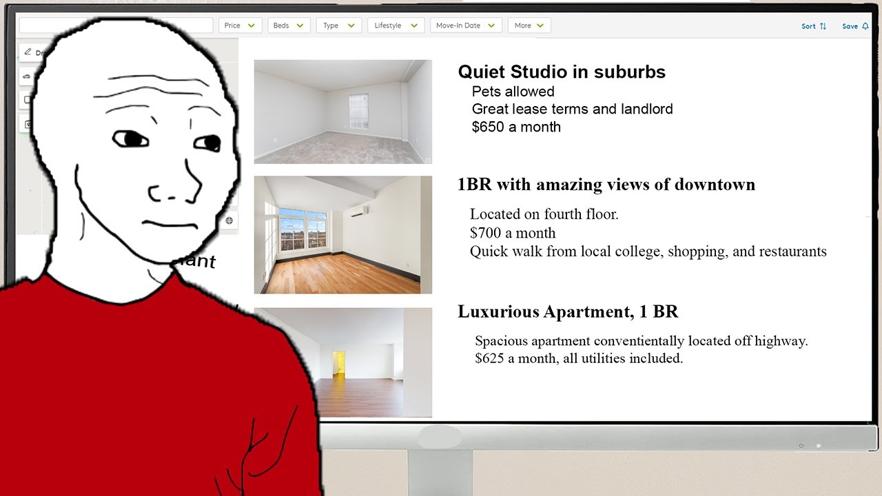 Wojak Searches For A New Apartment - YouTube