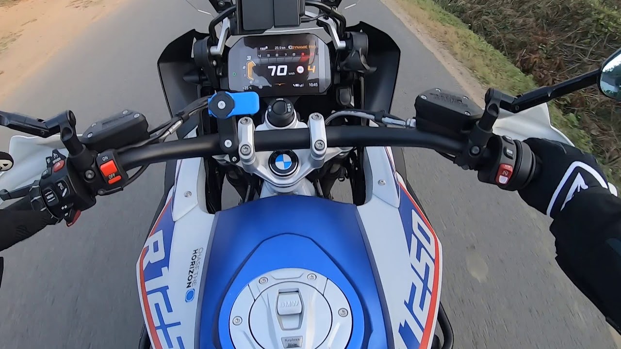 BMW gs1250 test ride... - YouTube