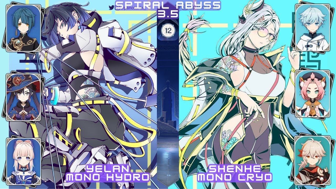 Crowned Queens Return to the Abyss: C6 Yelan and C6 Shenhe Conquer ...