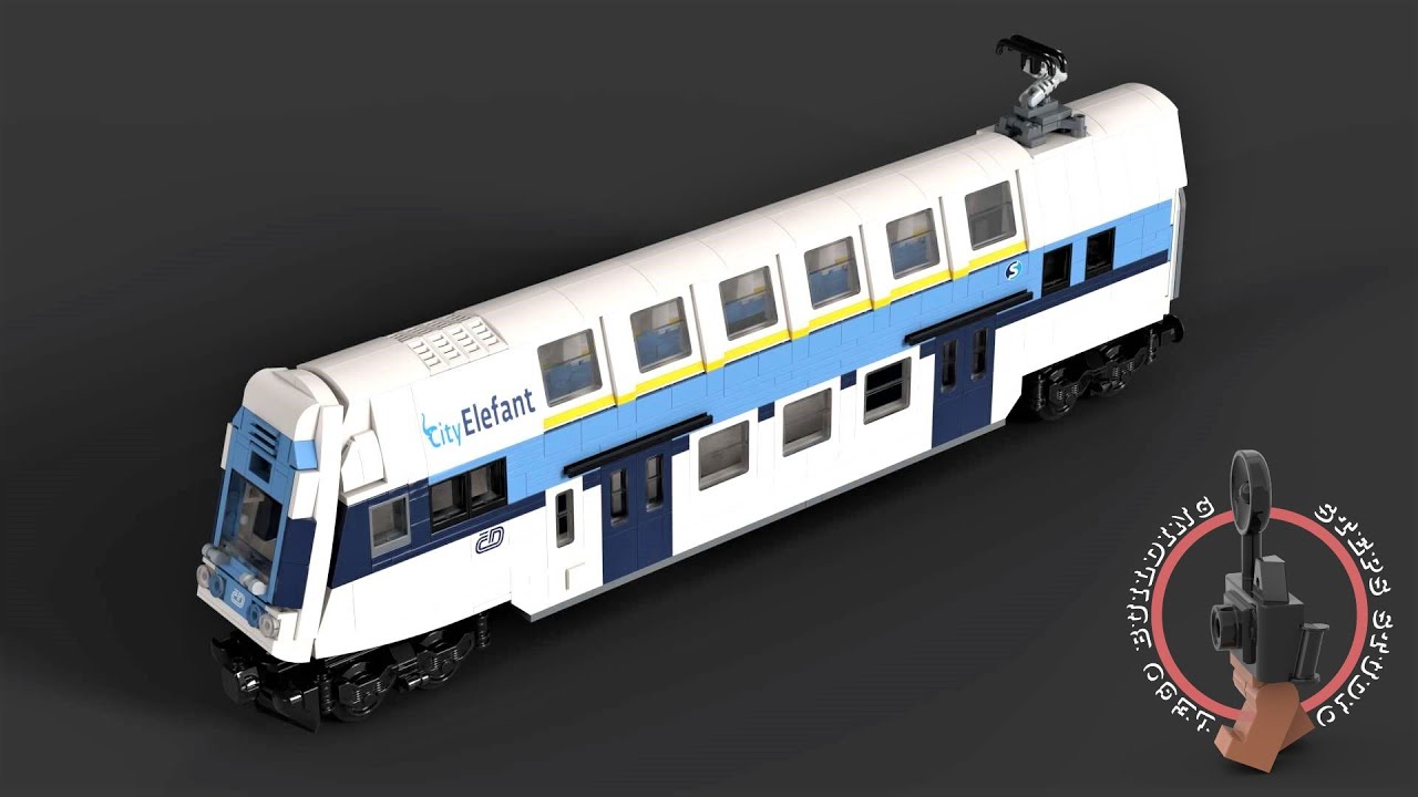 Lego train moc City Elefant - Czech railways - YouTube