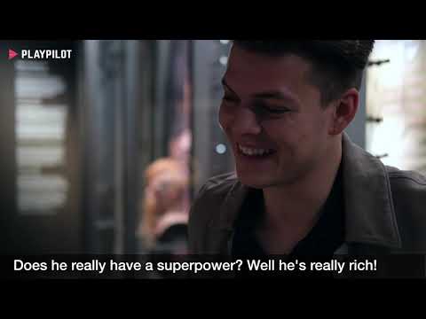 What super hero would Alex Høgh Andersen from Vikings like to play?