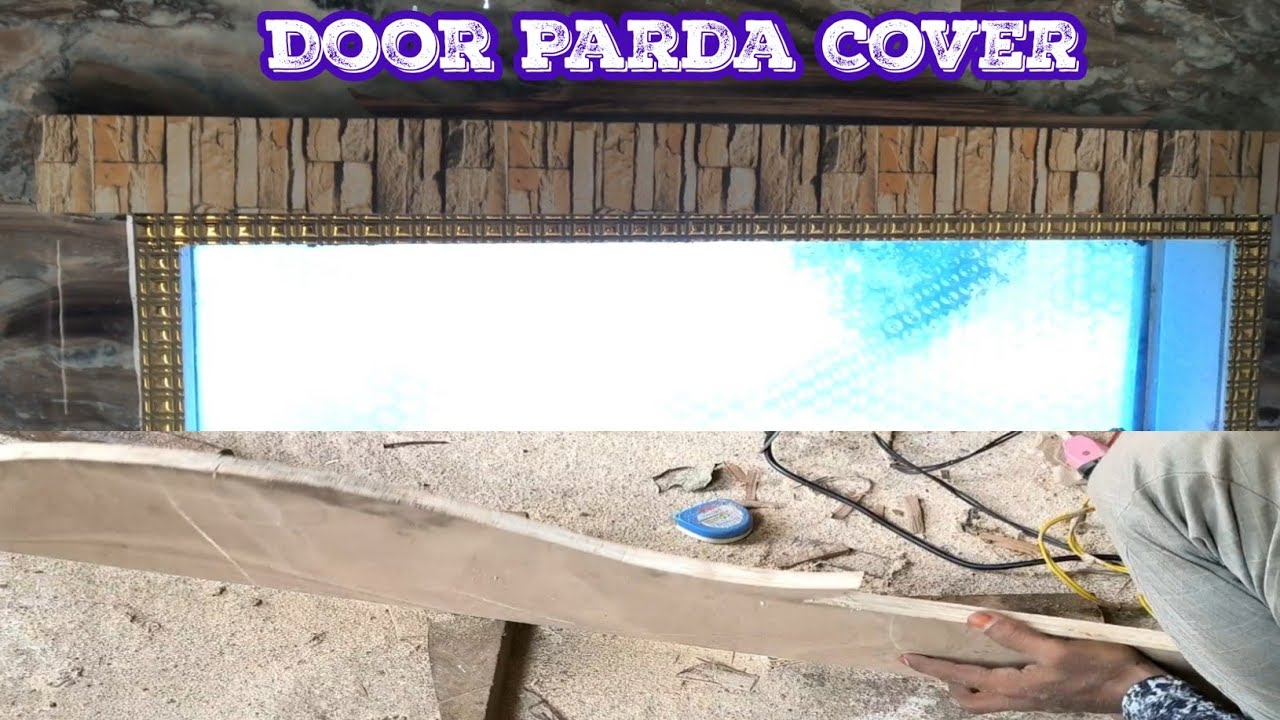 Door Parda Cover Design / Plywood Sanmaika Door Cover / Parda Cover ...