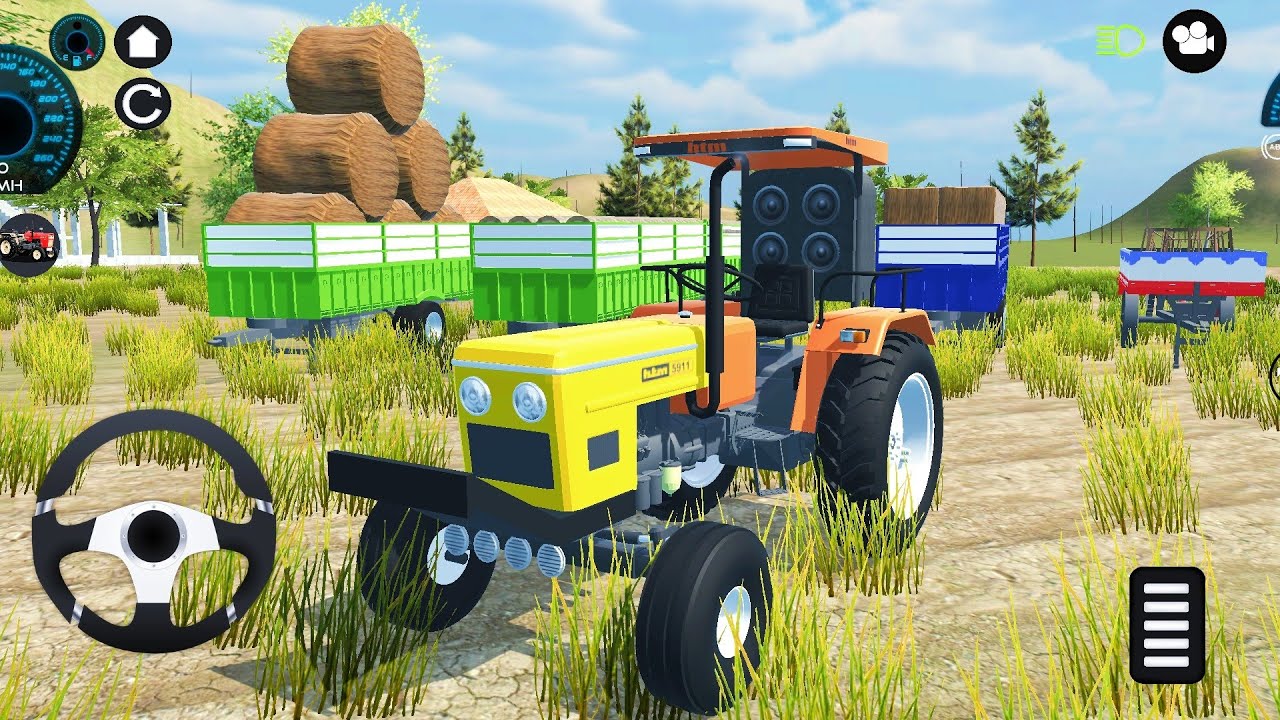 HMT Tractor Driving in Game | Android Games | Tractor Game | The Mobile ...