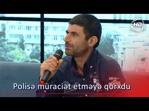 Polisə müraciət etməyə qorxdu (BizimləSən)