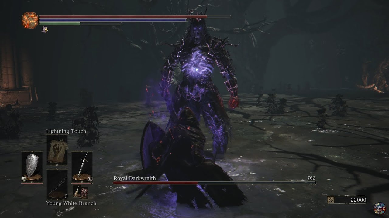 Dark Souls 3 The Convergence Royal Darkwraith Boss Fight No Heal - YouTube