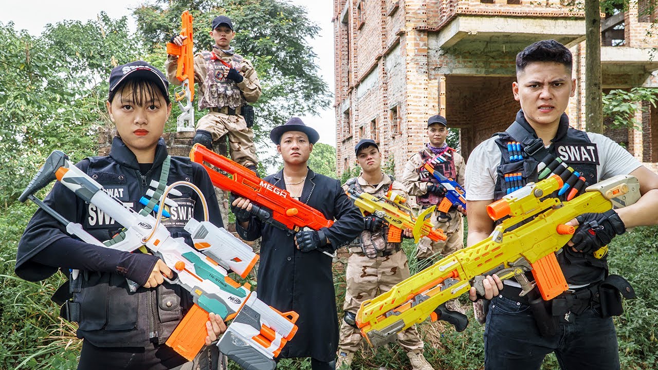 LTT Game Nerf War : Warriors SEAL X Nerf Guns Fight Braum Crazy Stolen ...