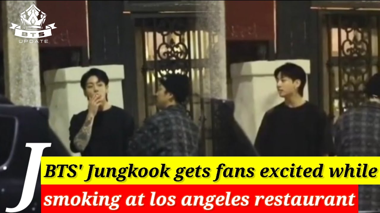 bts news! BTS's Jungkook makes a splash: Smoking stunt in Los Angeles ...