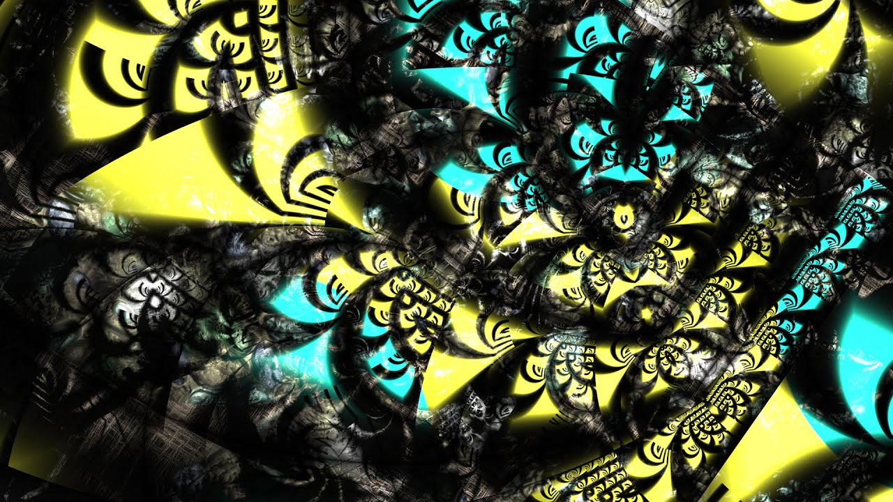 Tekno Apollonian—Fractal Animation—Visual Math in Motion—Detailed, Flashing - YouTube