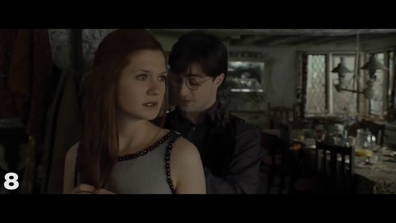 Harry Potter Kisses Ginny (Power Move) - YouTube