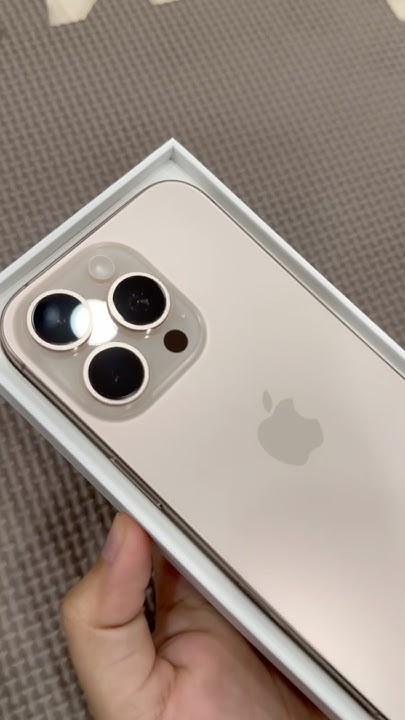 Unboxing Iphone 16 Pro | Dessert Titanium | 128gb - YouTube