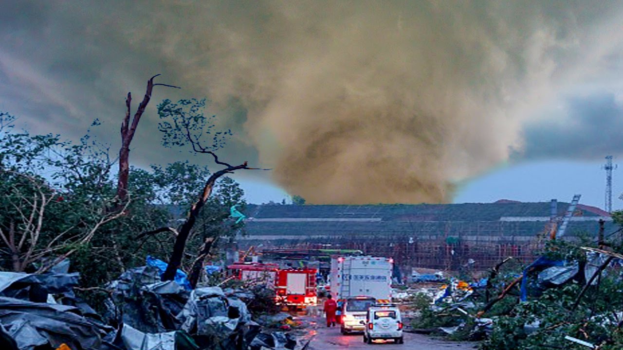 Tornado Destroys Ireland: strong Storm in Leitrim village. Europe ...