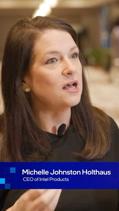 What does Intel Products CEO MJ Holthaus mean when she says Intel ...