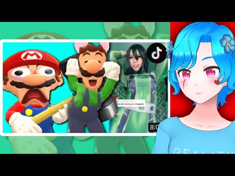 FUNNIEST TIKTOK THAT MAKES YOU LAUGH! | SMG4 - Mario Reacts To Funny ...