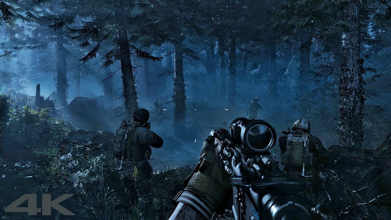 ATTACK ON TERRORIST ON A LOST ISLAND ! | 4K 60 FPS | CALL OF DUTY 4 ...