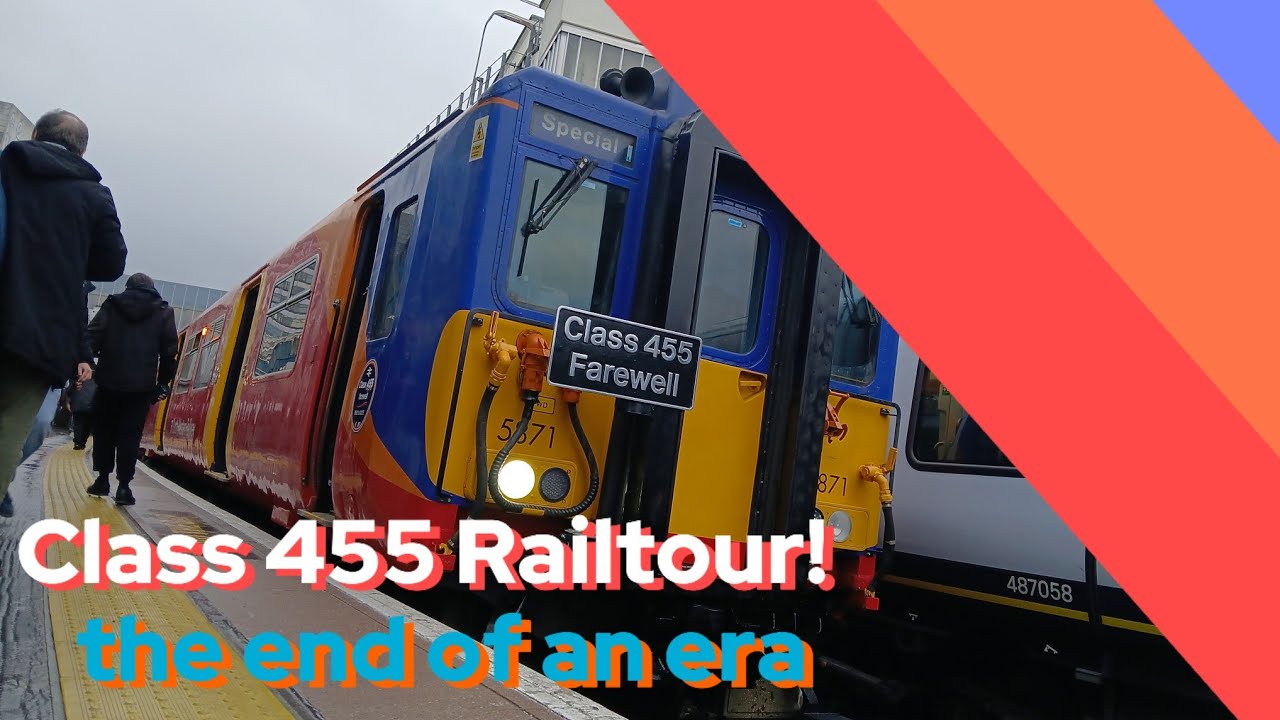 Let's ride the class 455 railtour! - YouTube