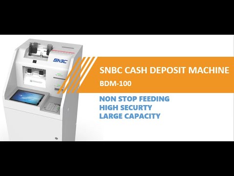SNBC cash deposit machine makes a simpler business - YouTube