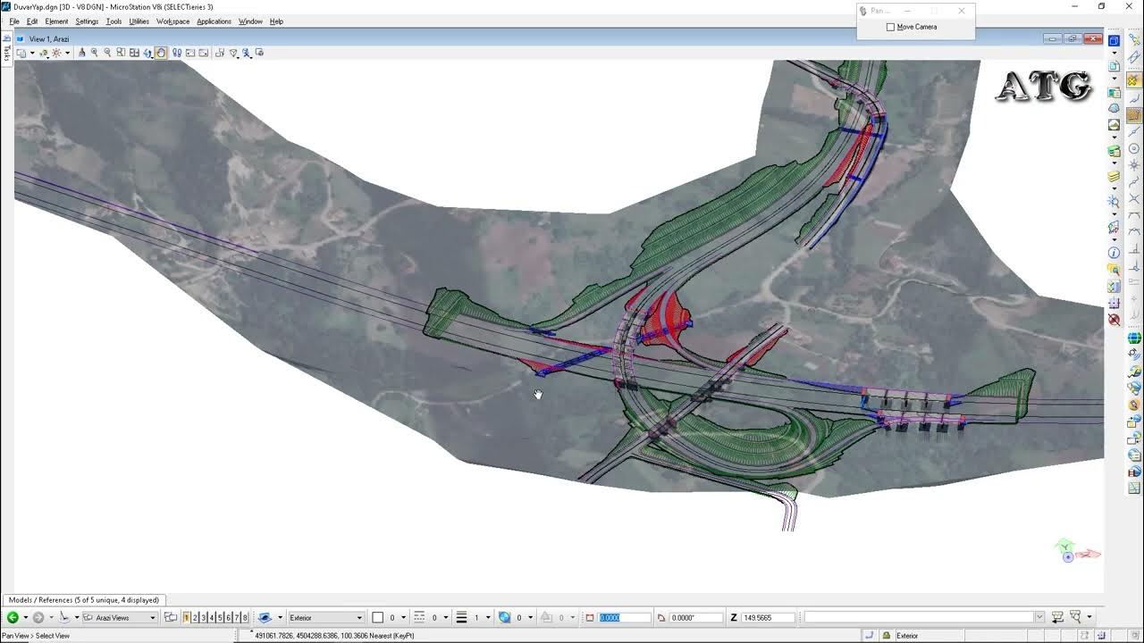 InRoads MicroStation Roads Bridge Wall Box Colvert Yalova Izmit ...