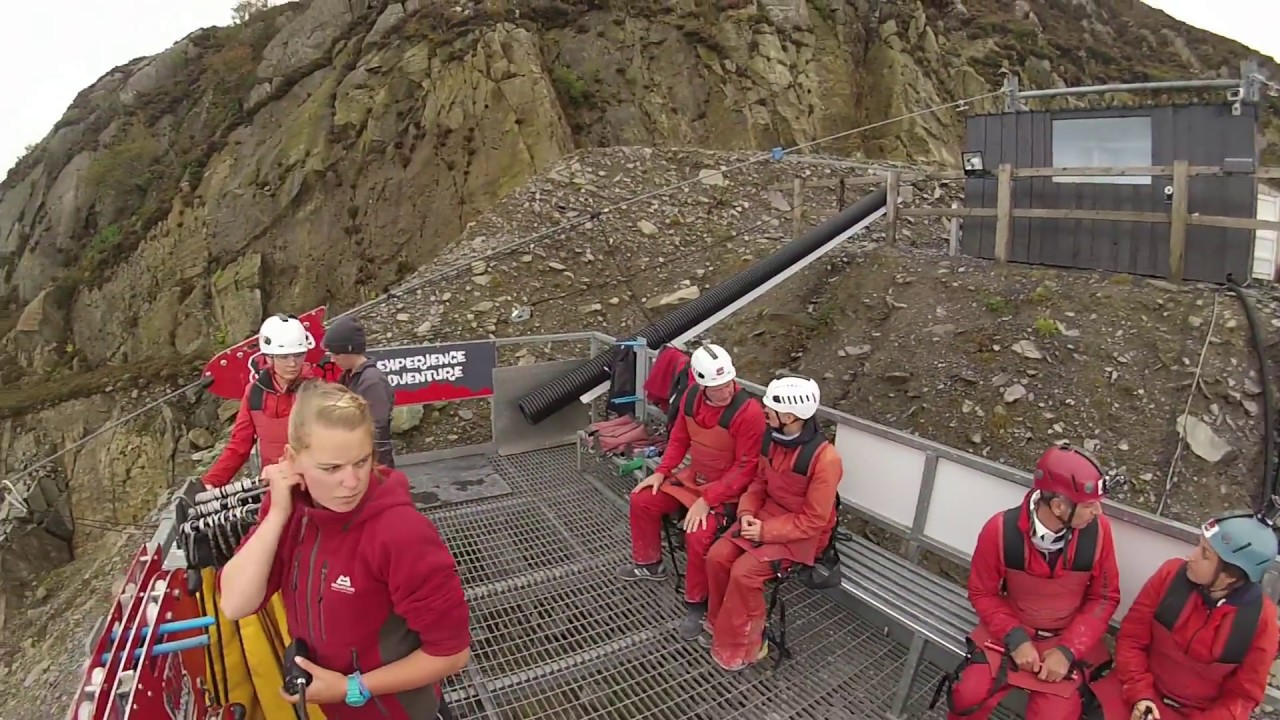 ZIP LINE SNOWDONIA step by step, 2 rides - ANIA & CZAREK- Sporty ...
