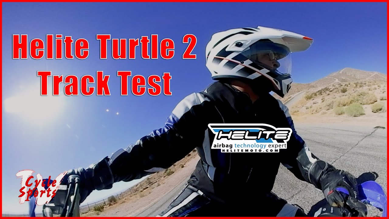 Helite Turtle 2 Vest Track Test - YouTube