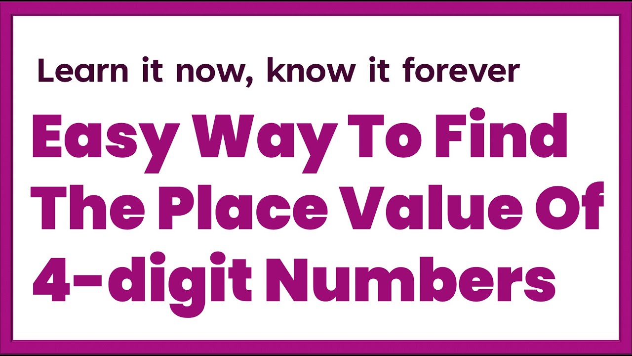 How To Find Place Value Of A Number Year 3 Place Value Grade 3 how-to-find-place-value-of-a-number-year-3-place-value-grade-3