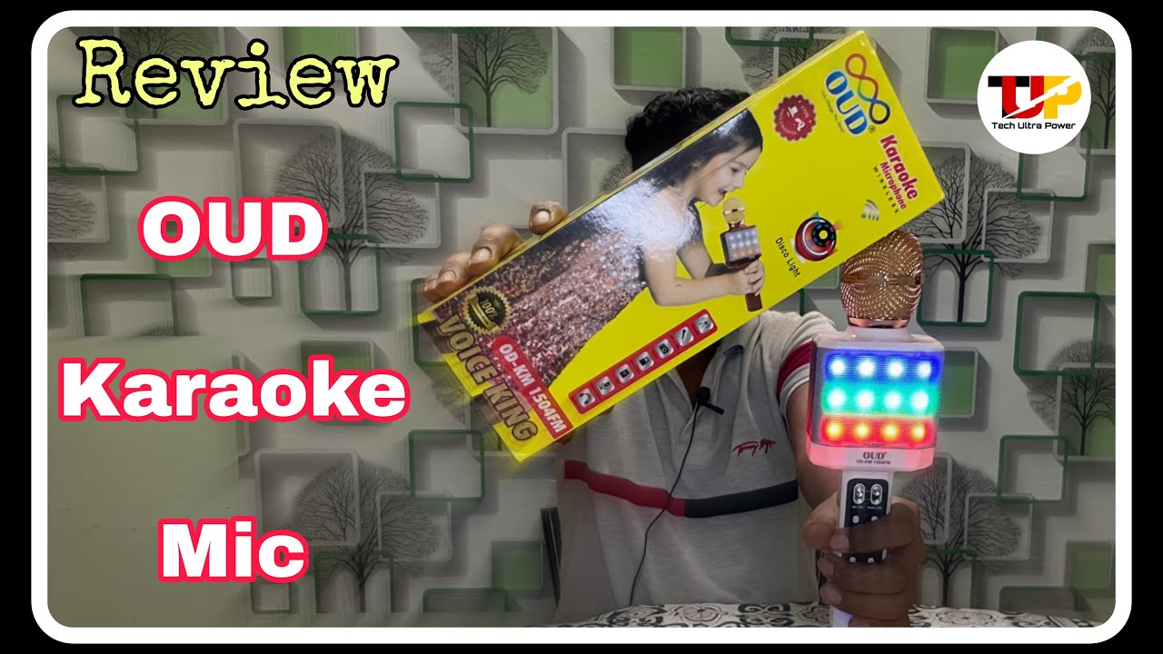 OUD Karaoke Mic Review and Unboxing #karaoke #mic #review - YouTube