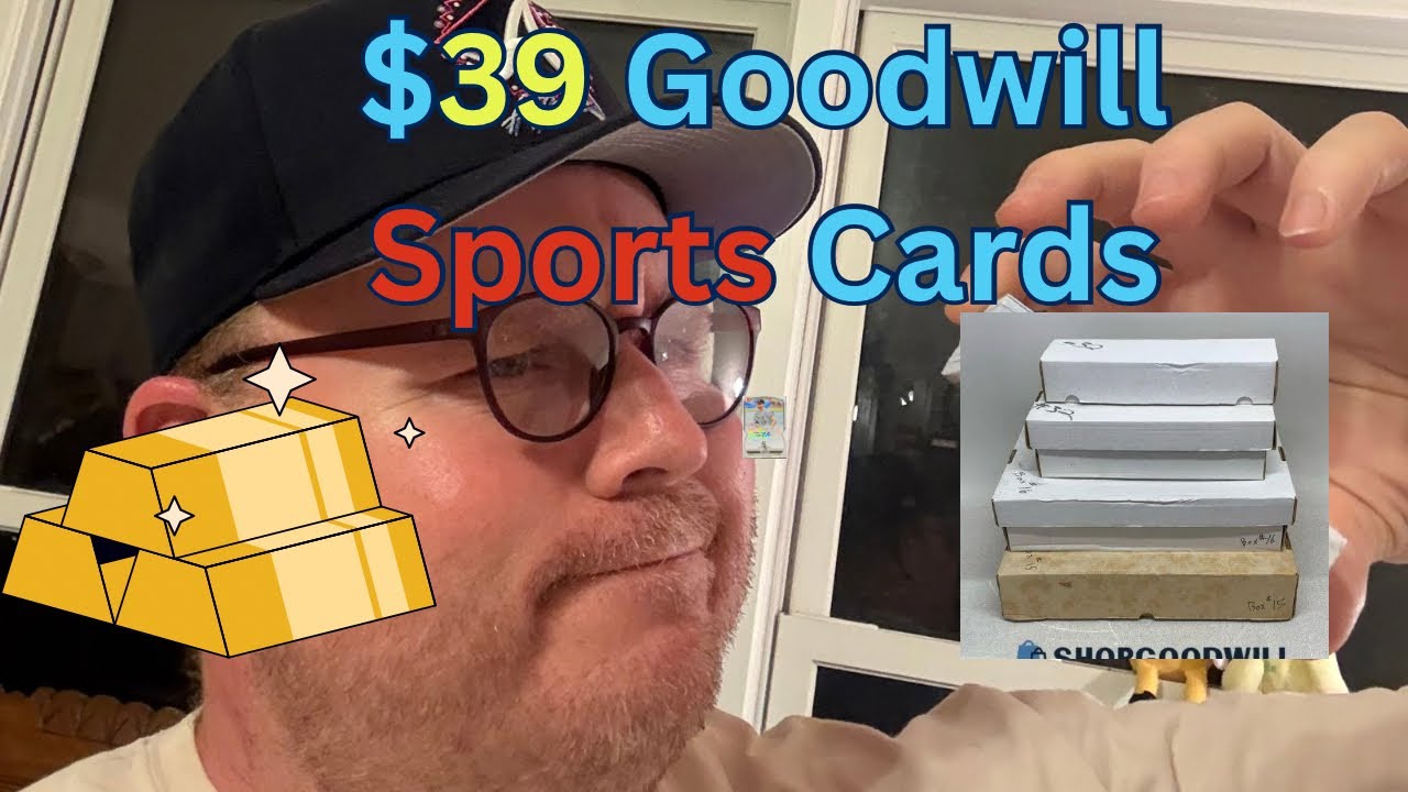 Unboxing a $39 Box of Sports Cards from Shop Goodwill | Was It Worth It ...