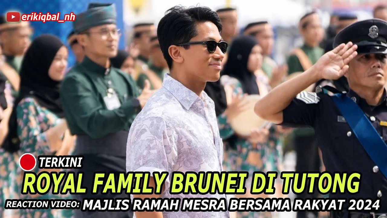 🔴TERKINI: RAMAH MESRA SULTAN BRUNEI & ROYAL FAMILY DENGAN RAKYAT (TUTONG) 2024 I 🇧🇳 Reaction ...