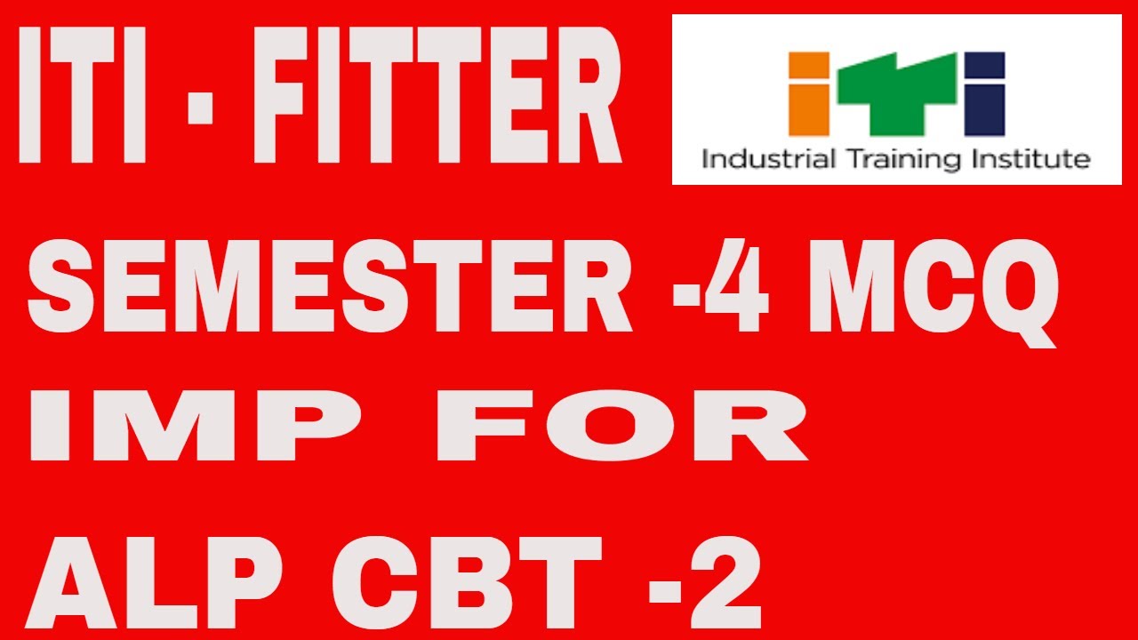 FITTER SEM 4 SOLVED PAPER | FITTER ALP CBT 2 | - YouTube
