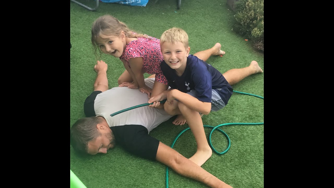 CRAZY WATER PRANK ON OUR DAD - YouTube
